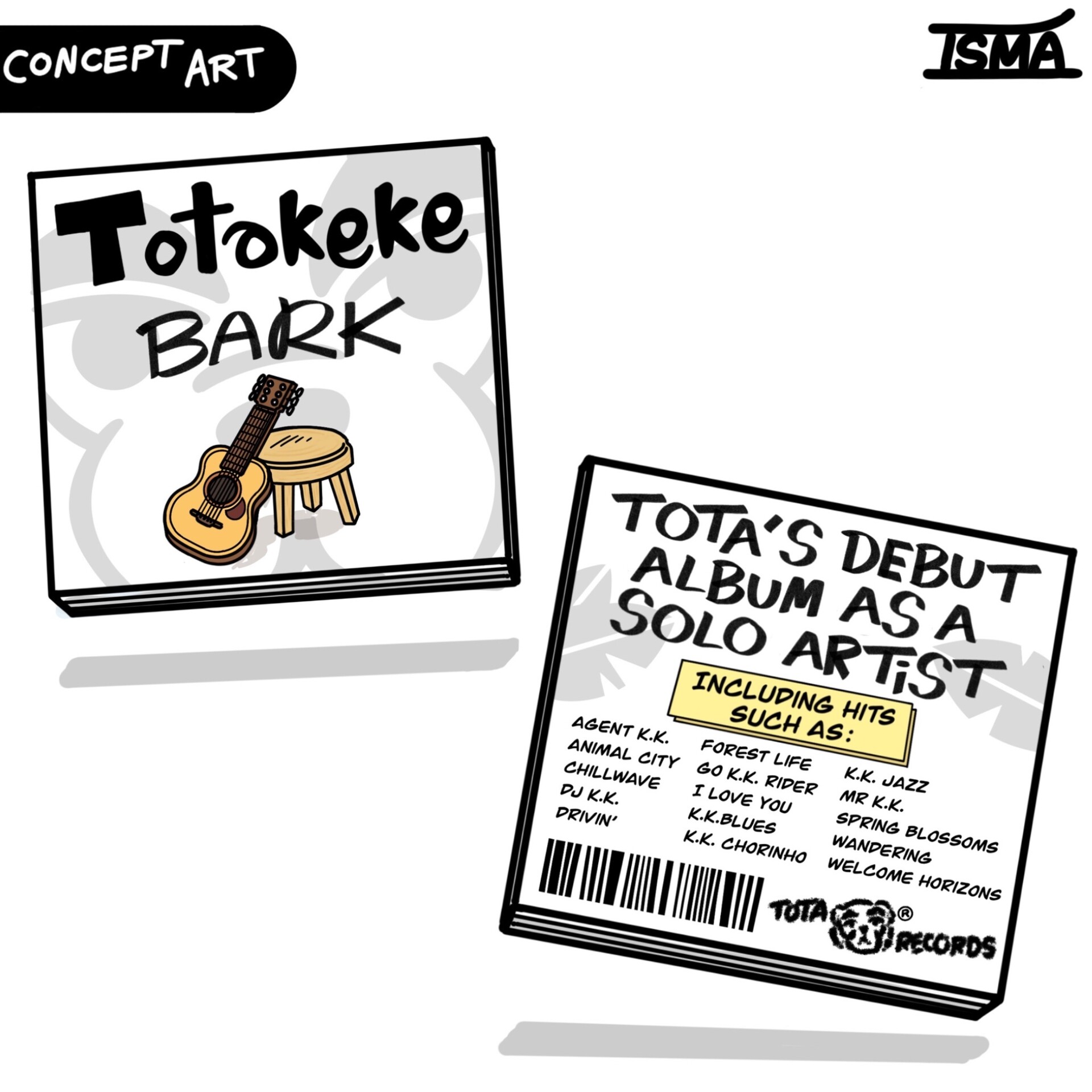 ArtStation - Totakeke album concept art