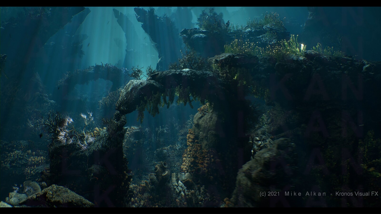 KRONOS VFX - Real Time Environments designed for Film/TV Productions - Underwater world Light ...