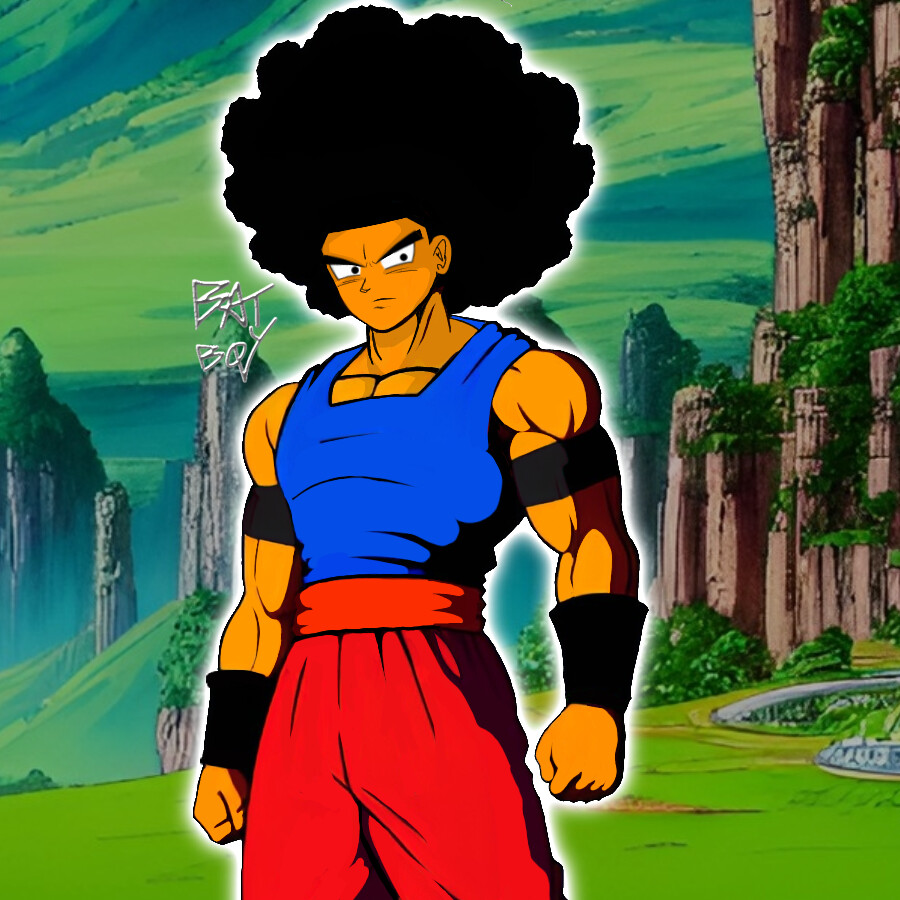 ArtStation - The Legendary Nappy Headed Saiyan