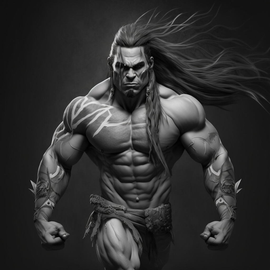 ArtStation - 200 Orc Muscular Body reference