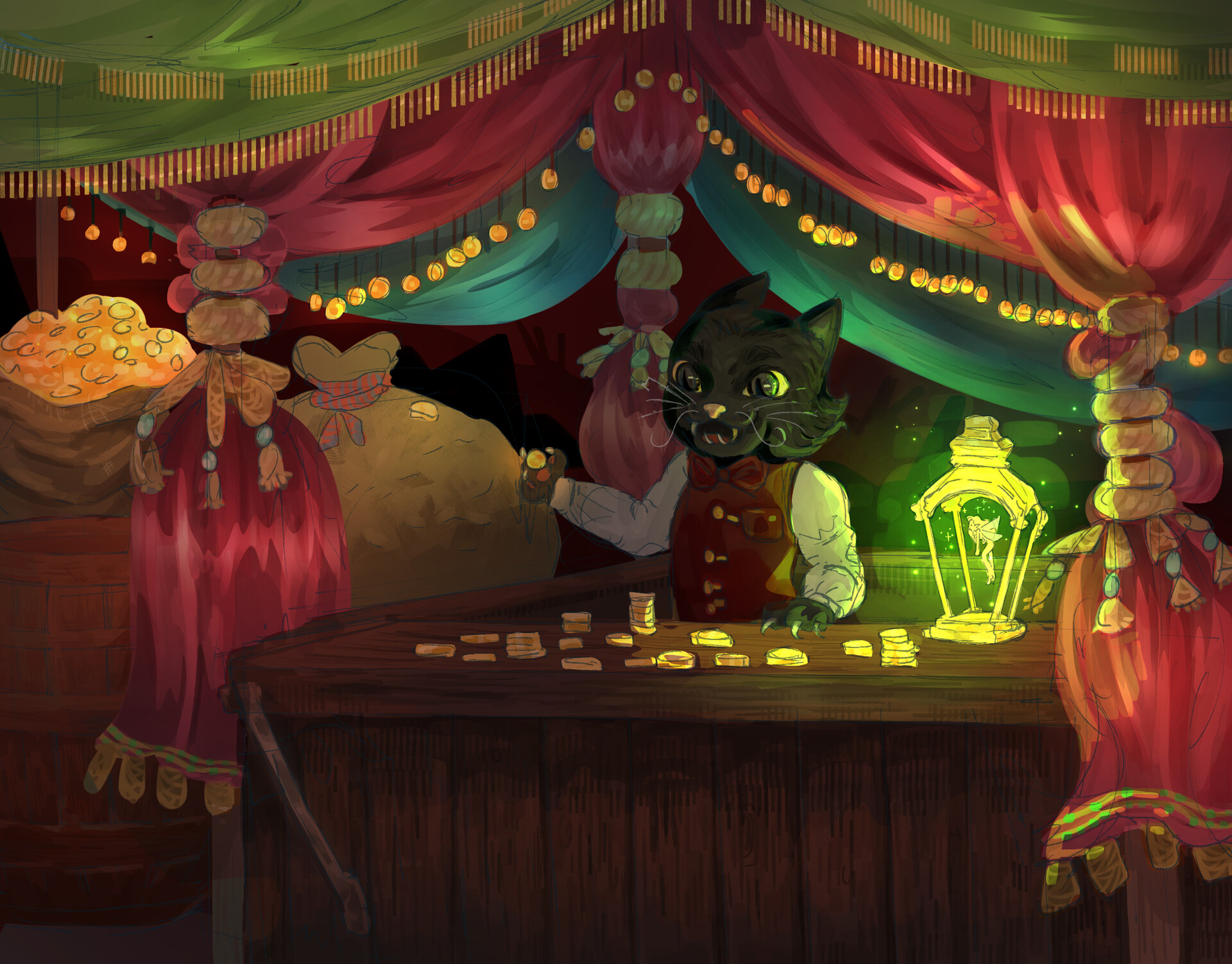 ArtStation - The Merchant and the Fairy