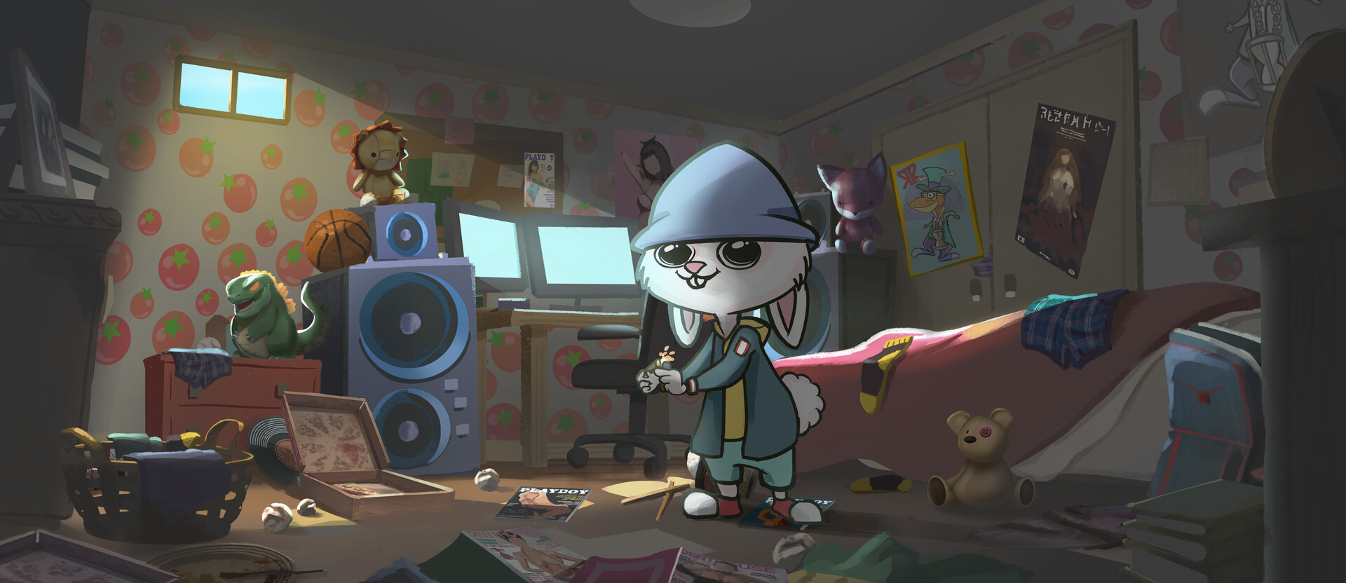 ArtStation - Junkie Bedroom