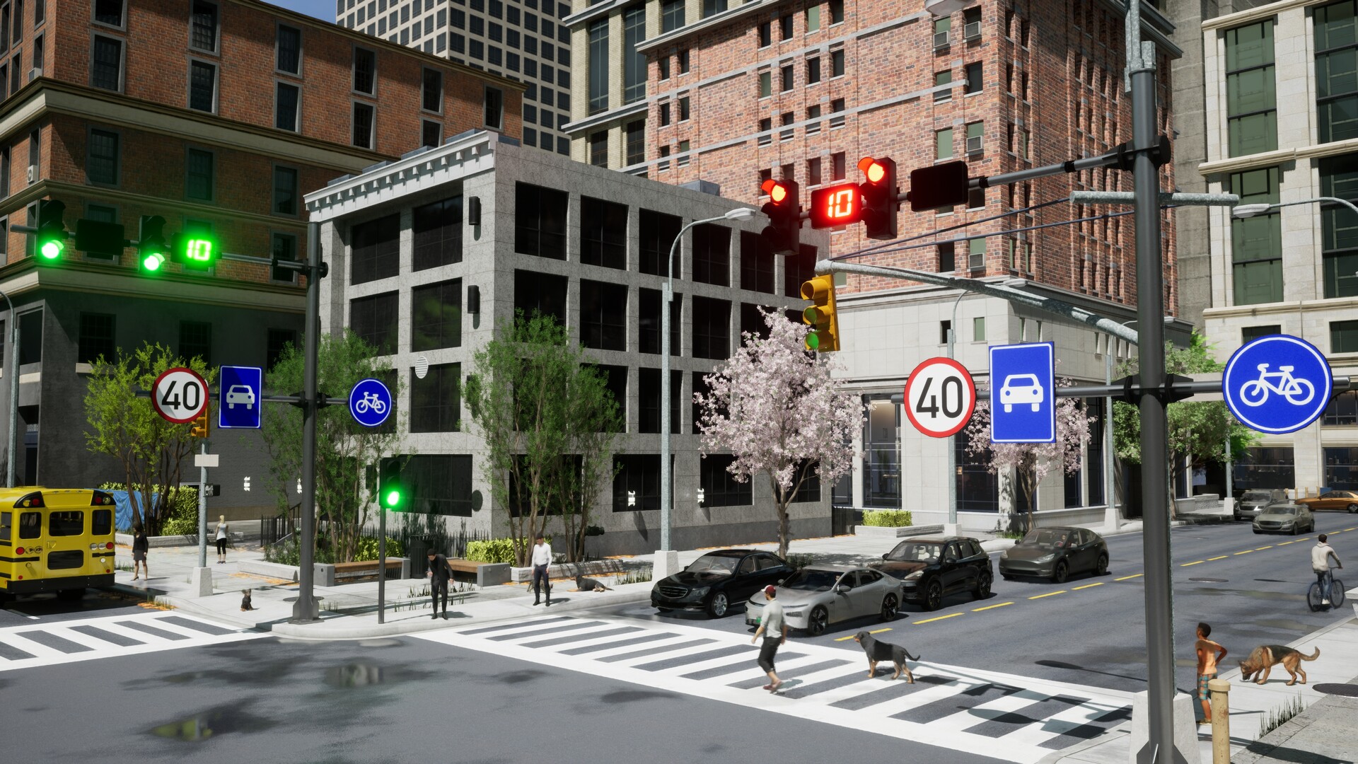 ArtStation - UE5 Street