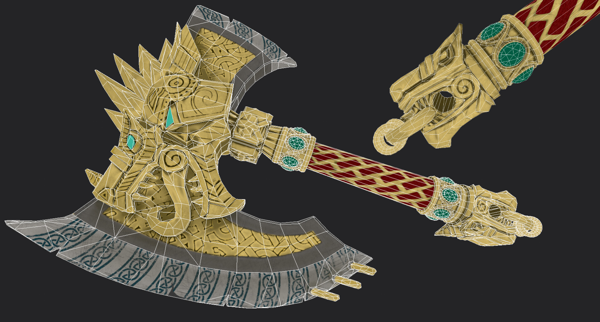 Monika Bhagat - Viking Axe Weapon