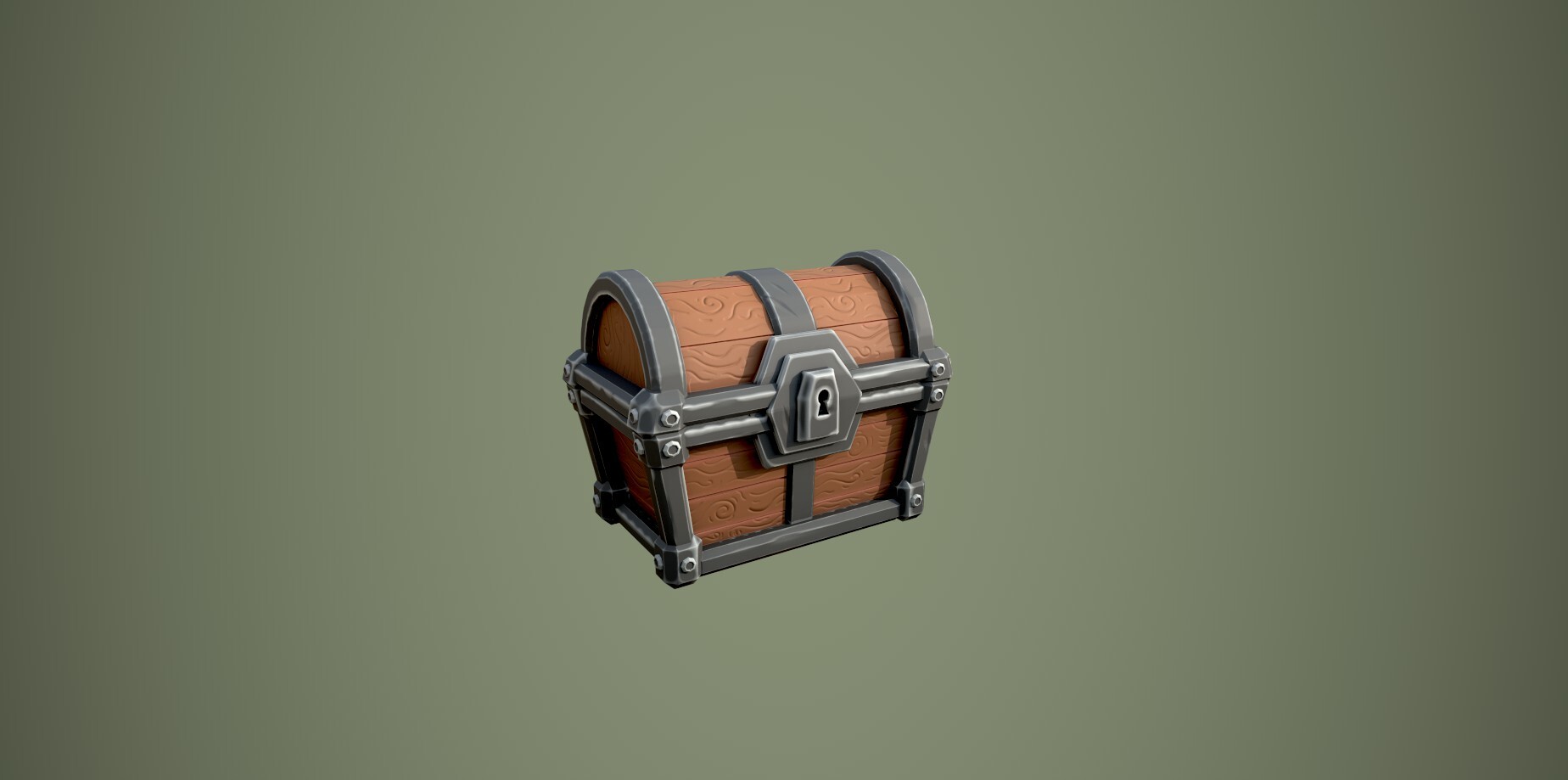 ArtStation - Stylized Chest from "Æsir's Order"