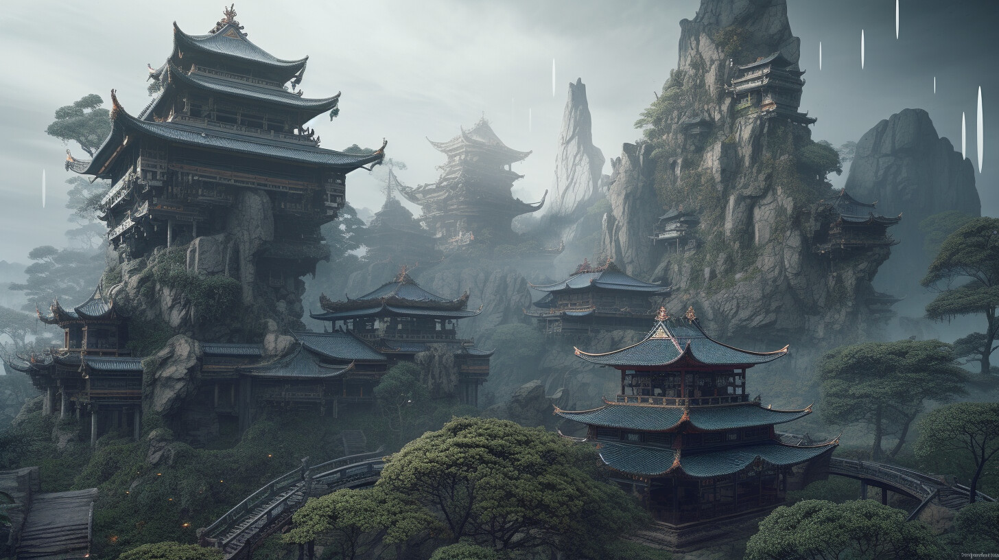 ArtStation - AIGC,Scenes concept design