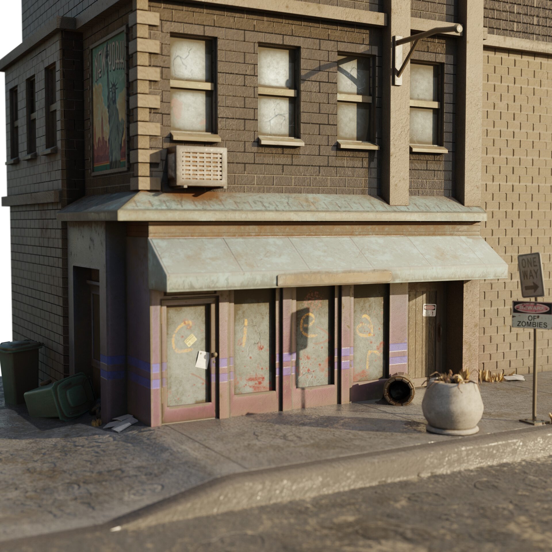 ArtStation - Apocalypse Building Environment