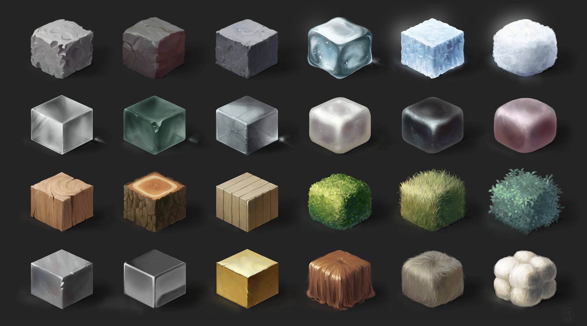 ArtStation - Material study pt.1
