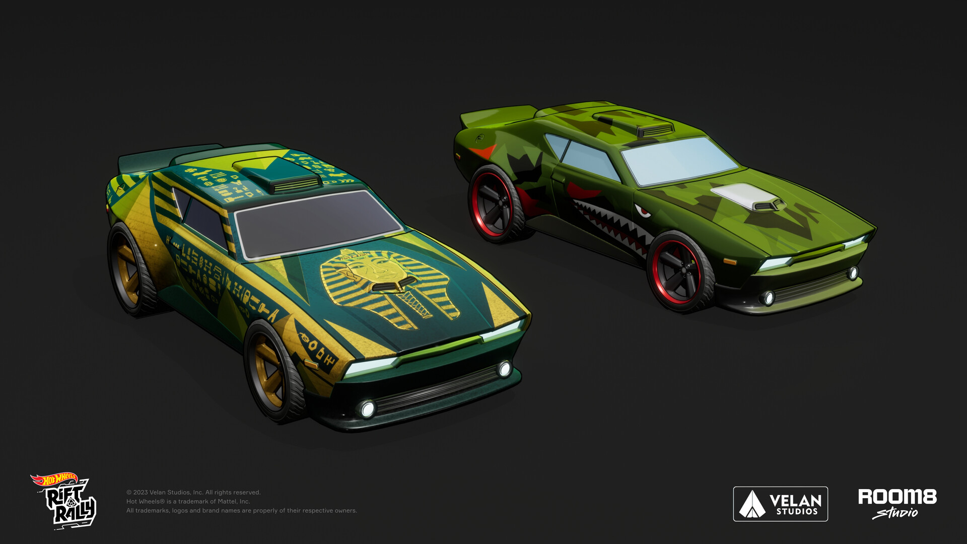 Room 8 Studio - Portfolio - Muscle Bound (Hot Wheels: Rift Rally)