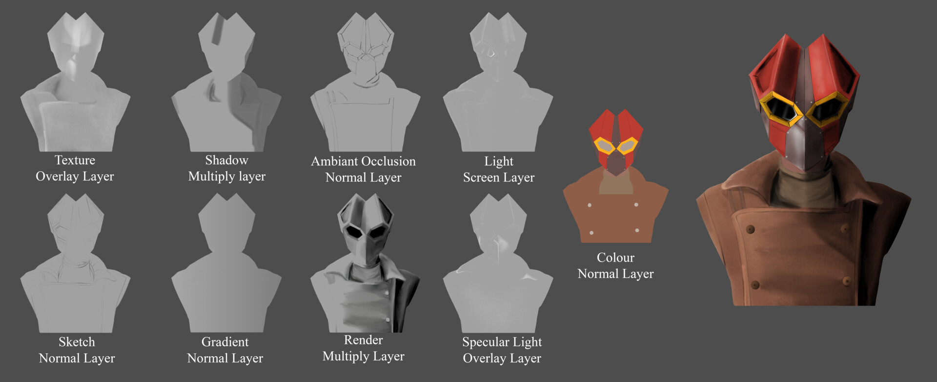 ArtStation - Render pass and Variations - DnD Artificer: Henry