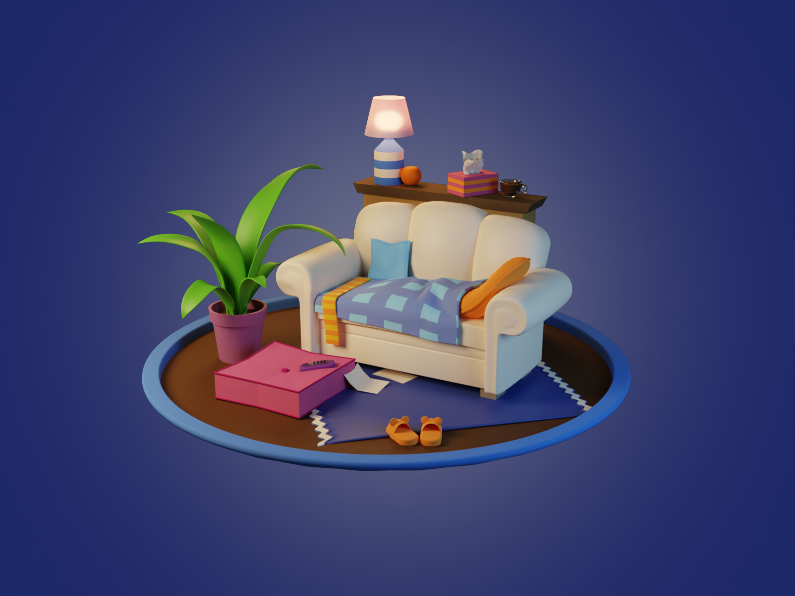 ArtStation - Сozy corner