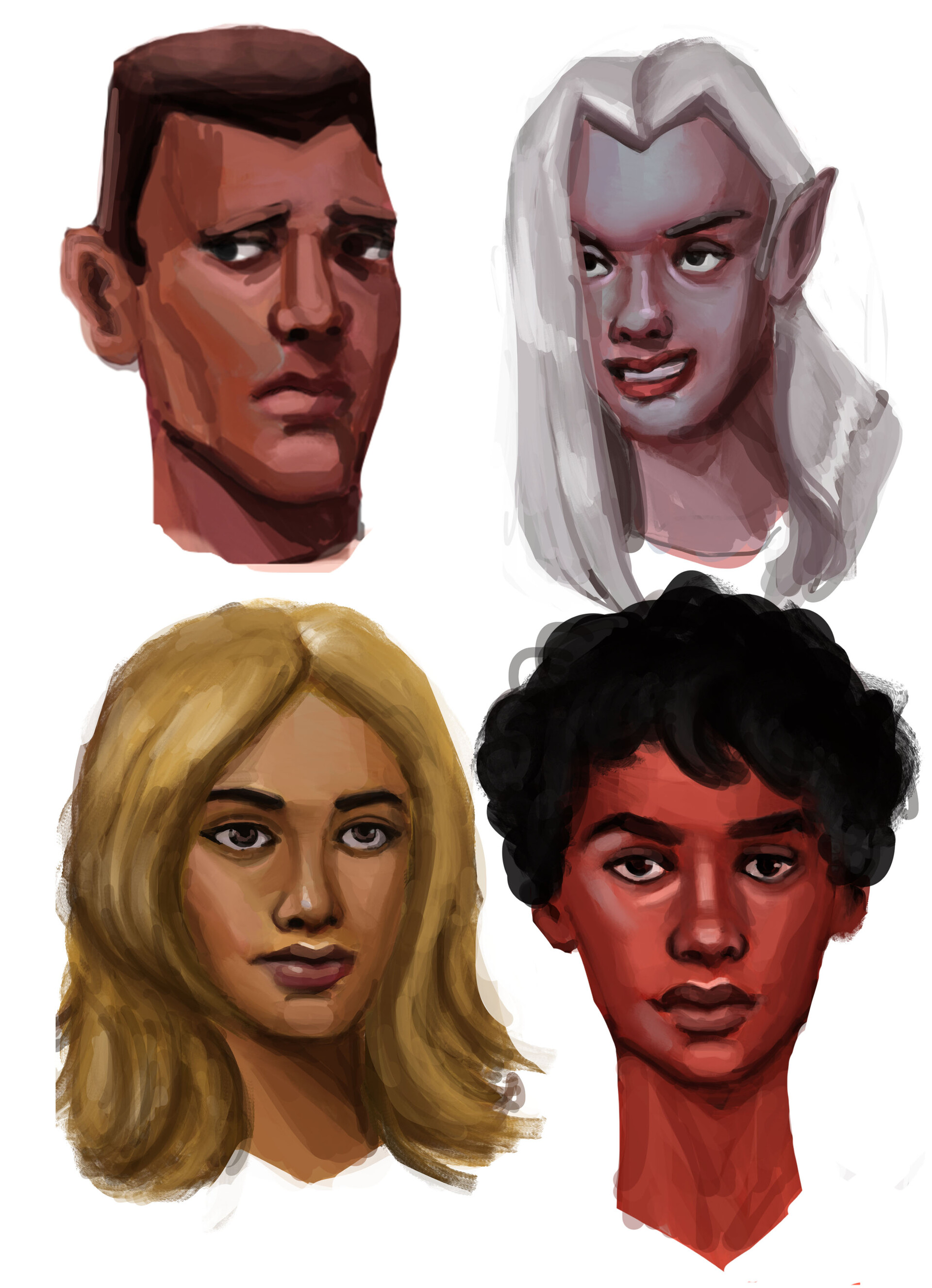 ArtStation - Face studies