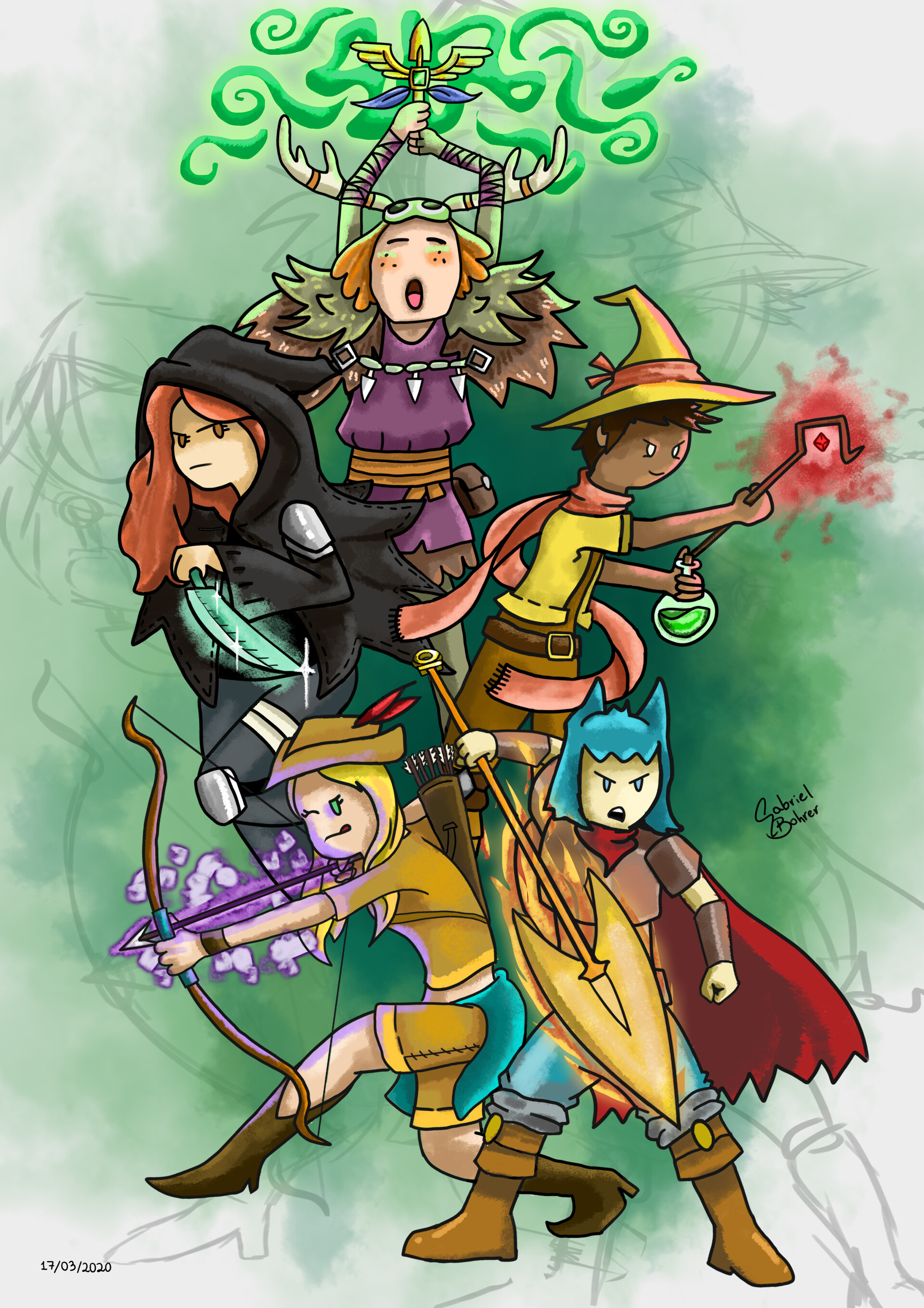 ArtStation - Wynncraft Adventurers