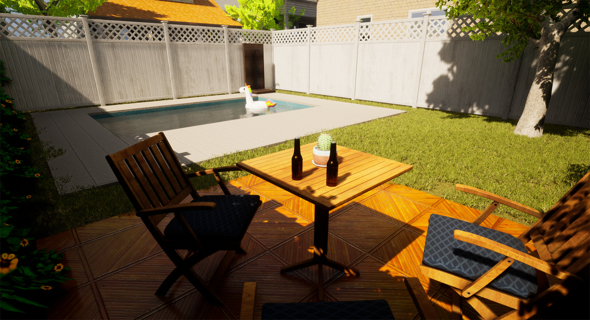 ArtStation - Quick backyard design