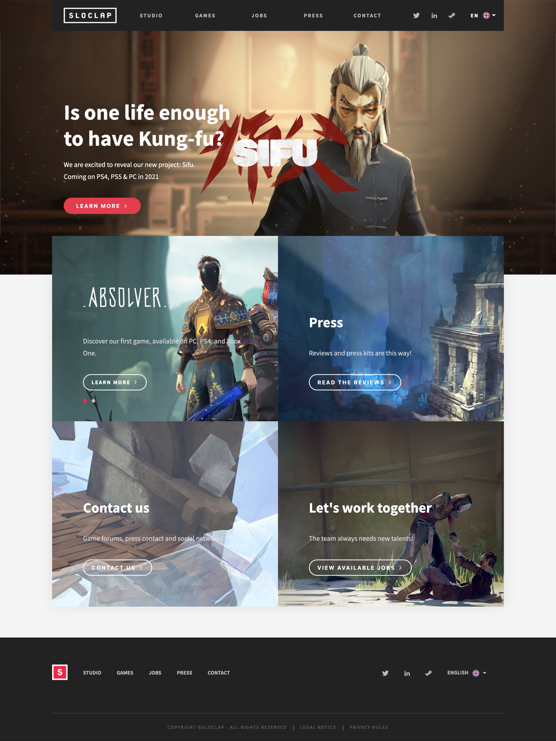 Thibault Cabanas - Sloclap Identity