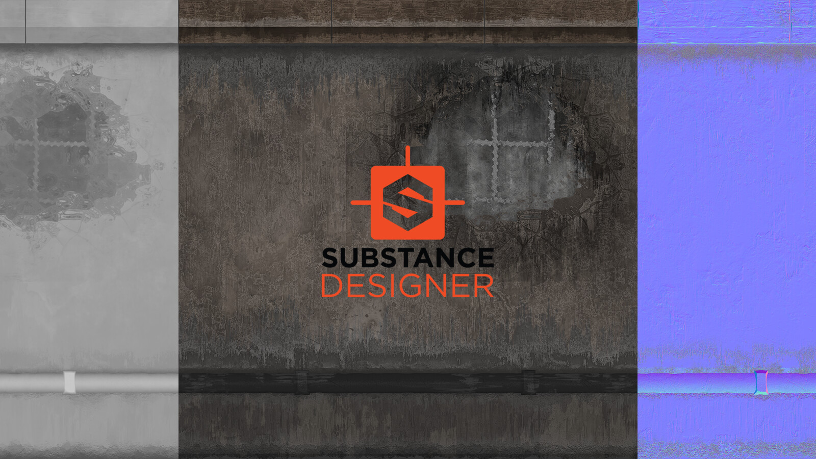 Nathan Richardson - Grungy Wall Trim Sheet - Seamless Game Ready Material