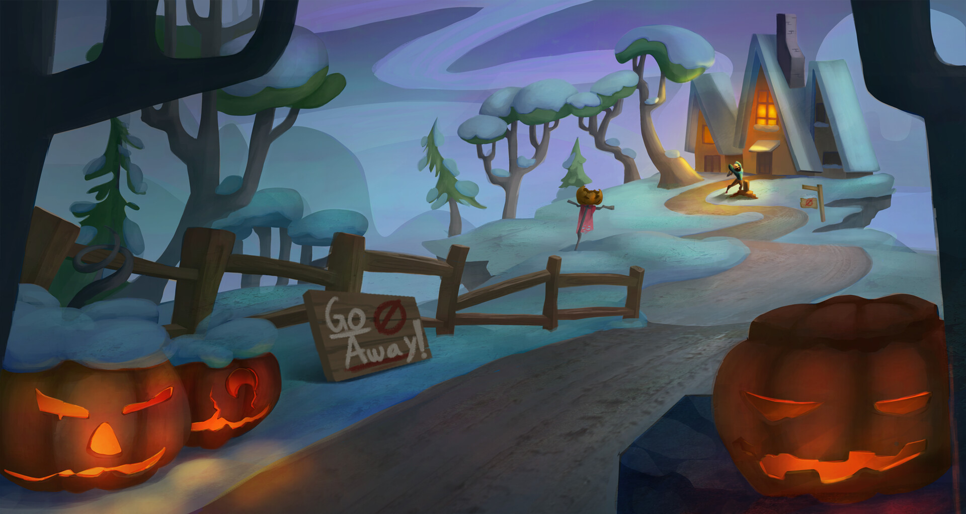 ArtStation - spooky crismas