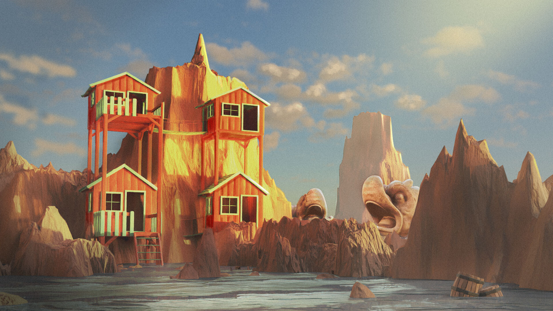 ArtStation - environment 3d