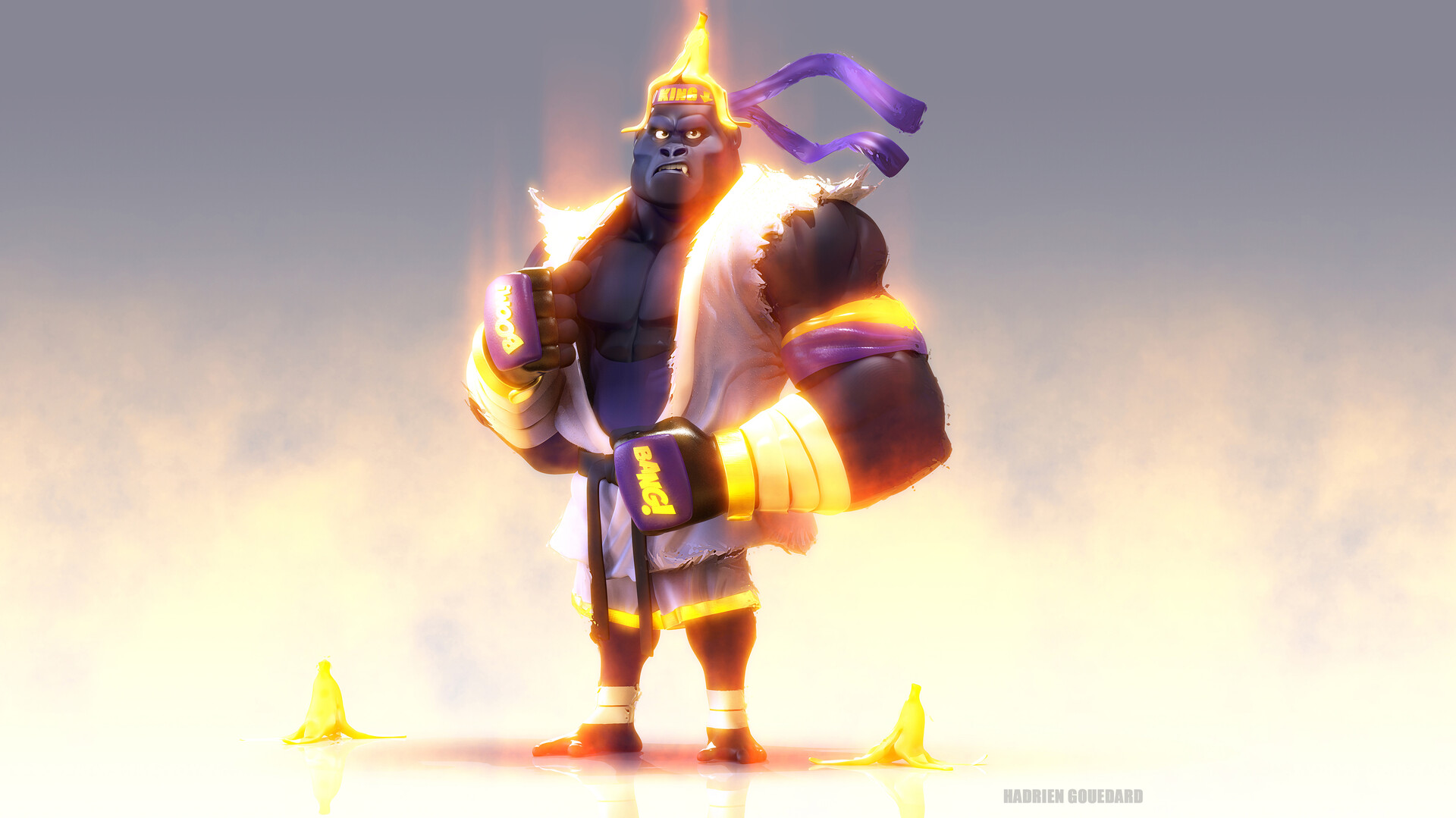 ArtStation - Gorilla MMA Fighter