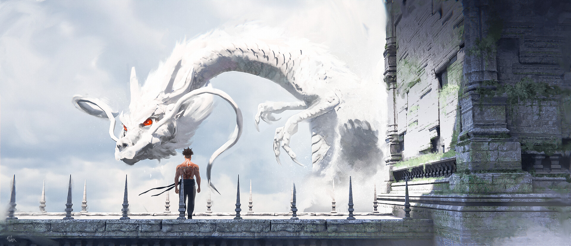 ArtStation - White Dragon