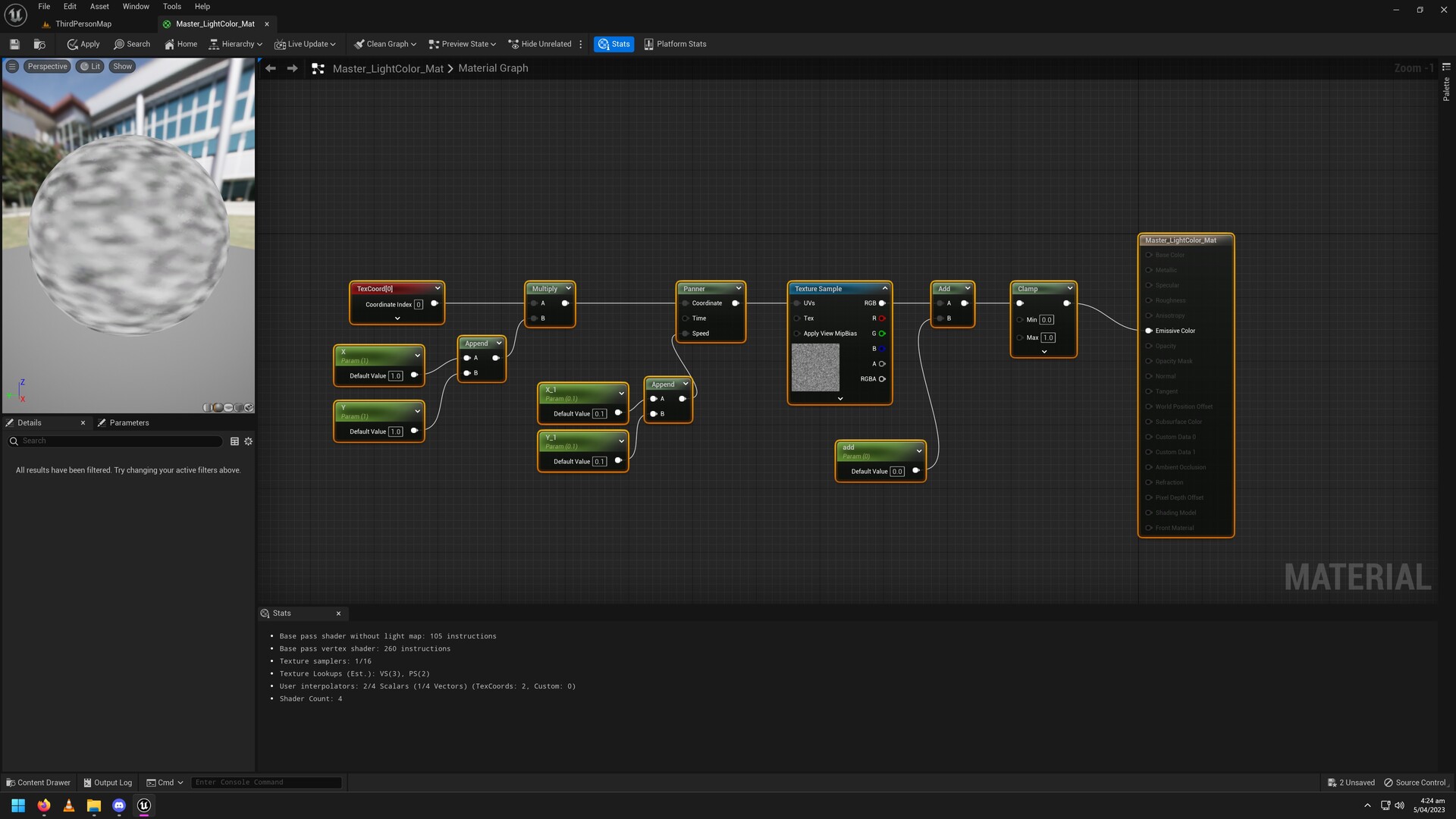 Damien Ramirez (CG) - Light Materials (Study) UE5