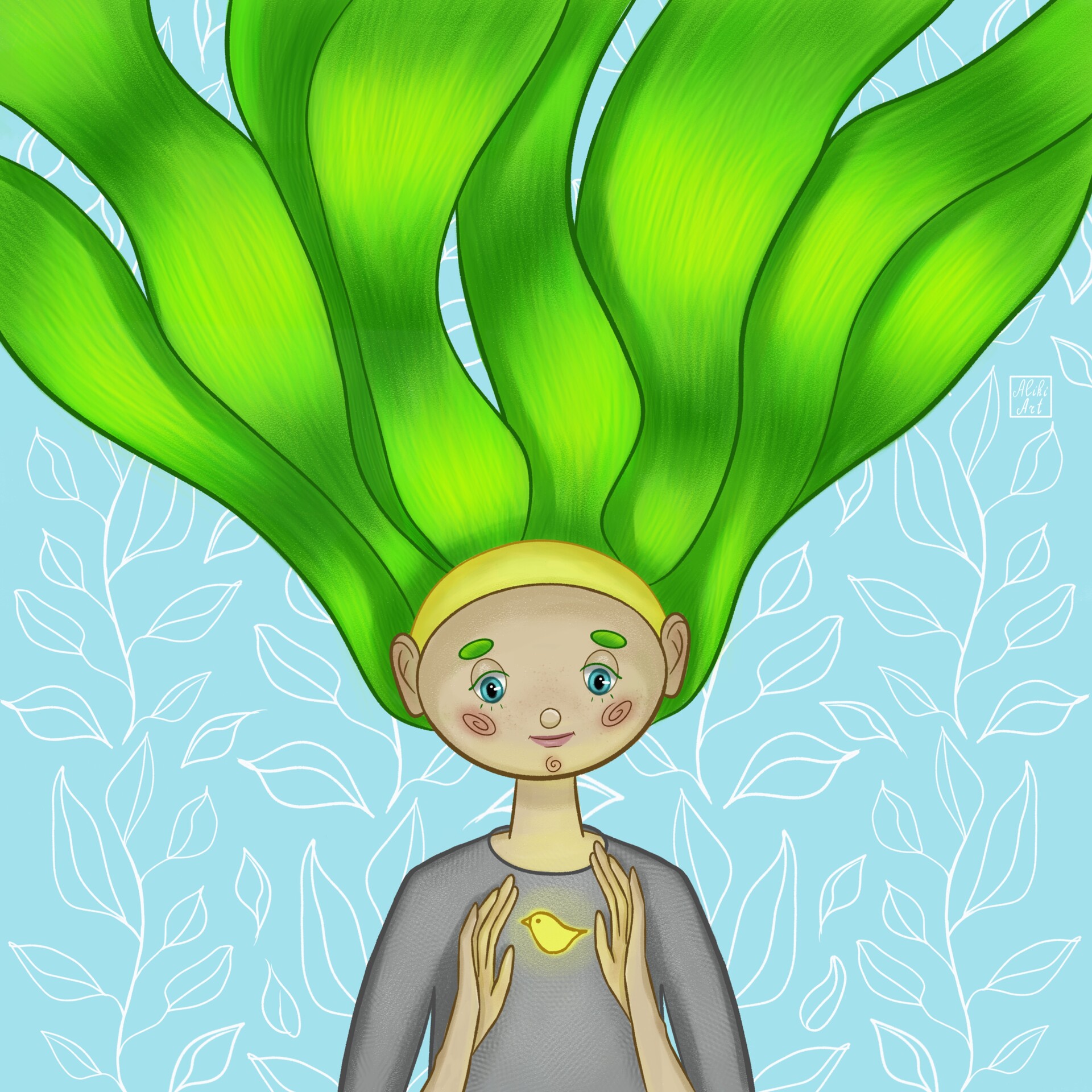 ArtStation - Spring girl