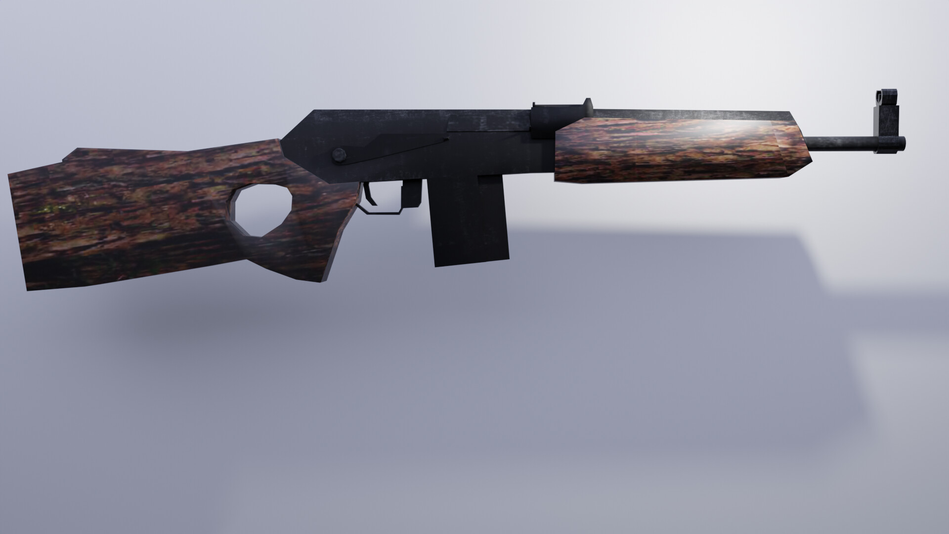 ArtStation - Low Poly Gun