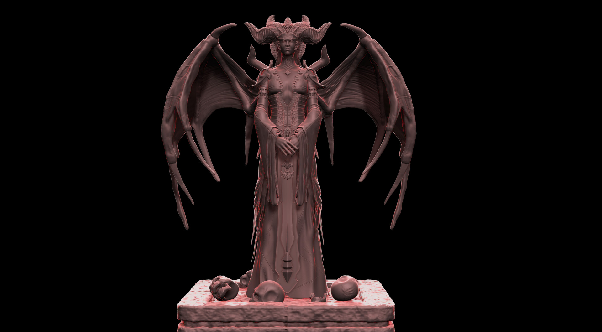 ArtStation - Lillith Diablo 3d sculpt