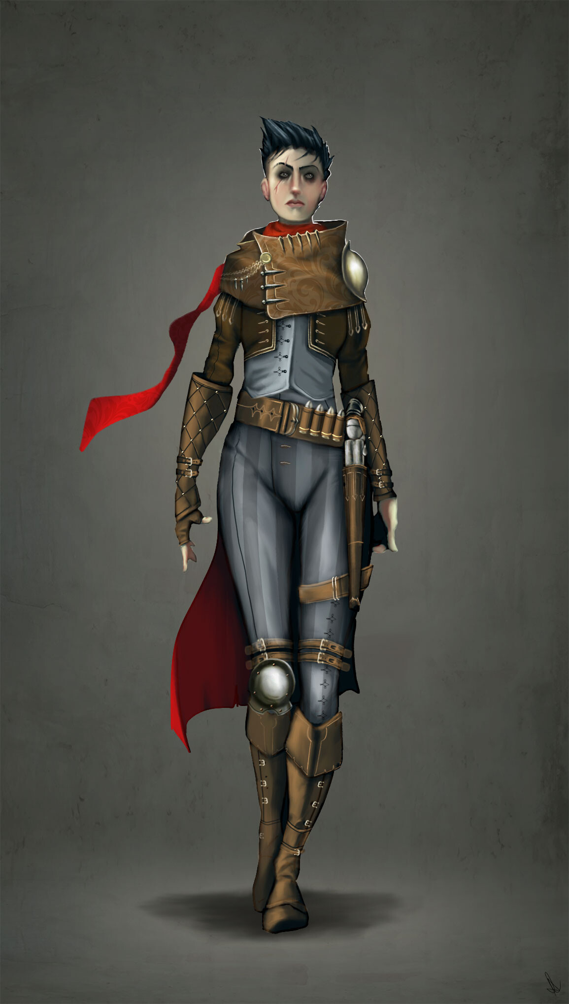 ArtStation - Steampunk villain character concept