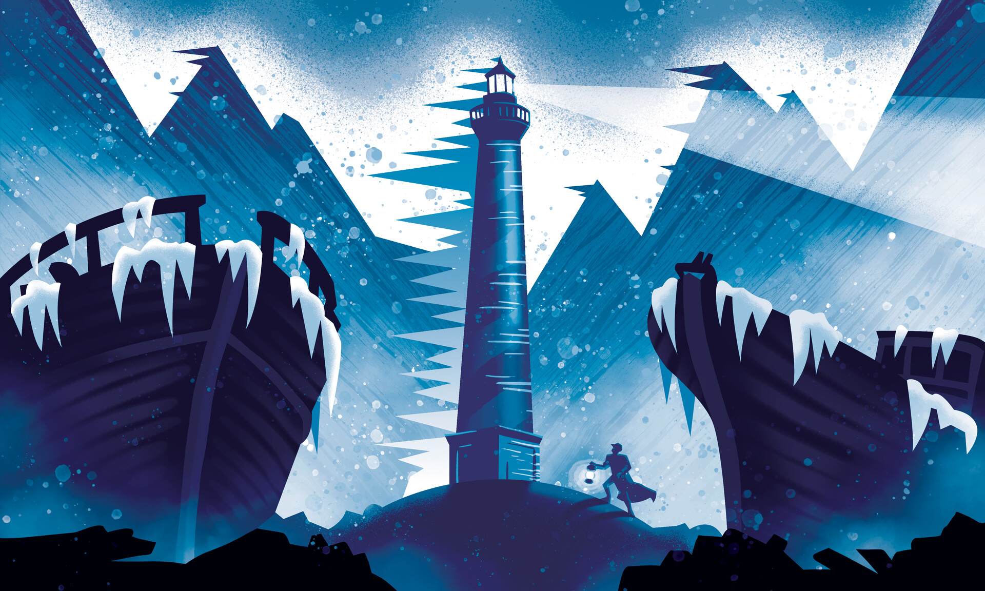 ArtStation - Frozen Lighthouse (2022)