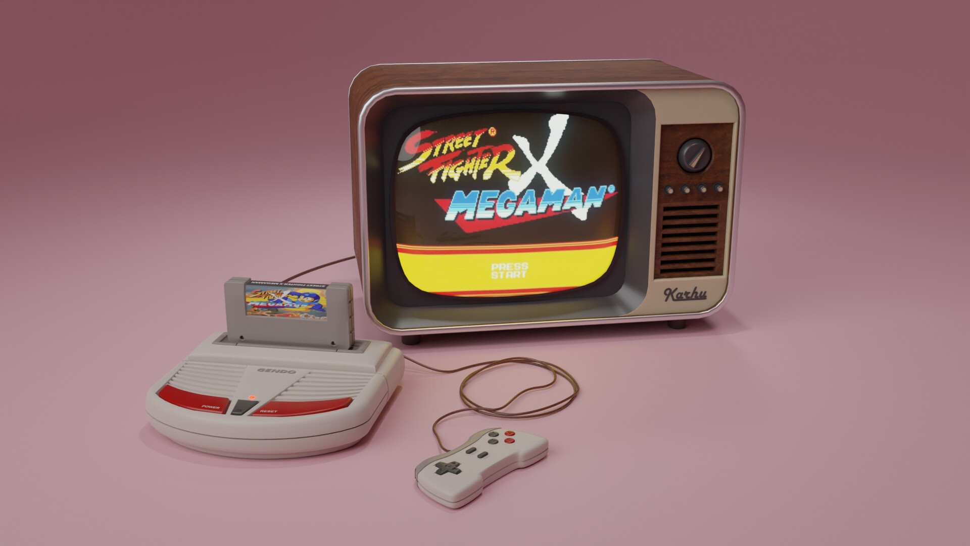 ArtStation - GENDO 8-bit Console Animation