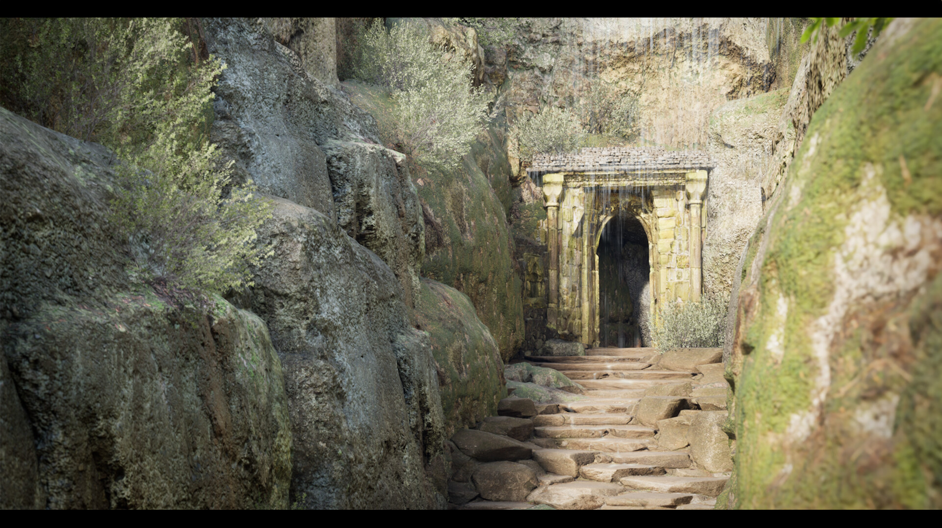 ArtStation - Hidden Entrance