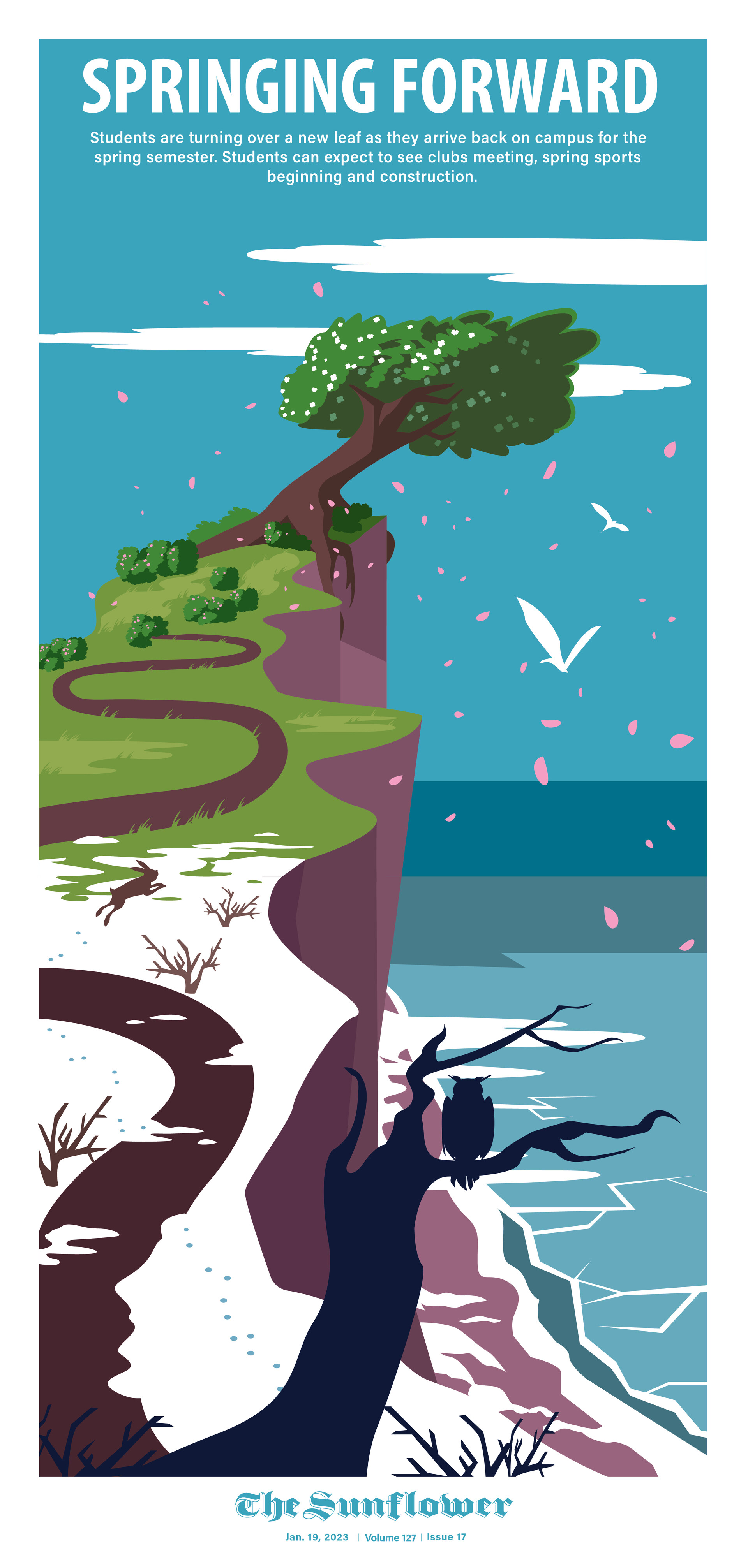 ArtStation - The Sunflower Cover Illustration Spring 2023