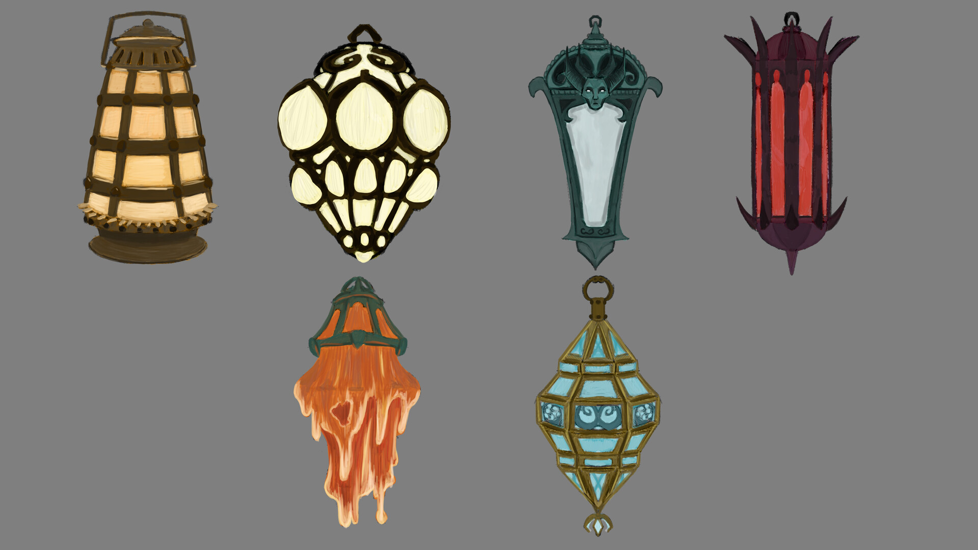 ArtStation - Lamps and Lanterns