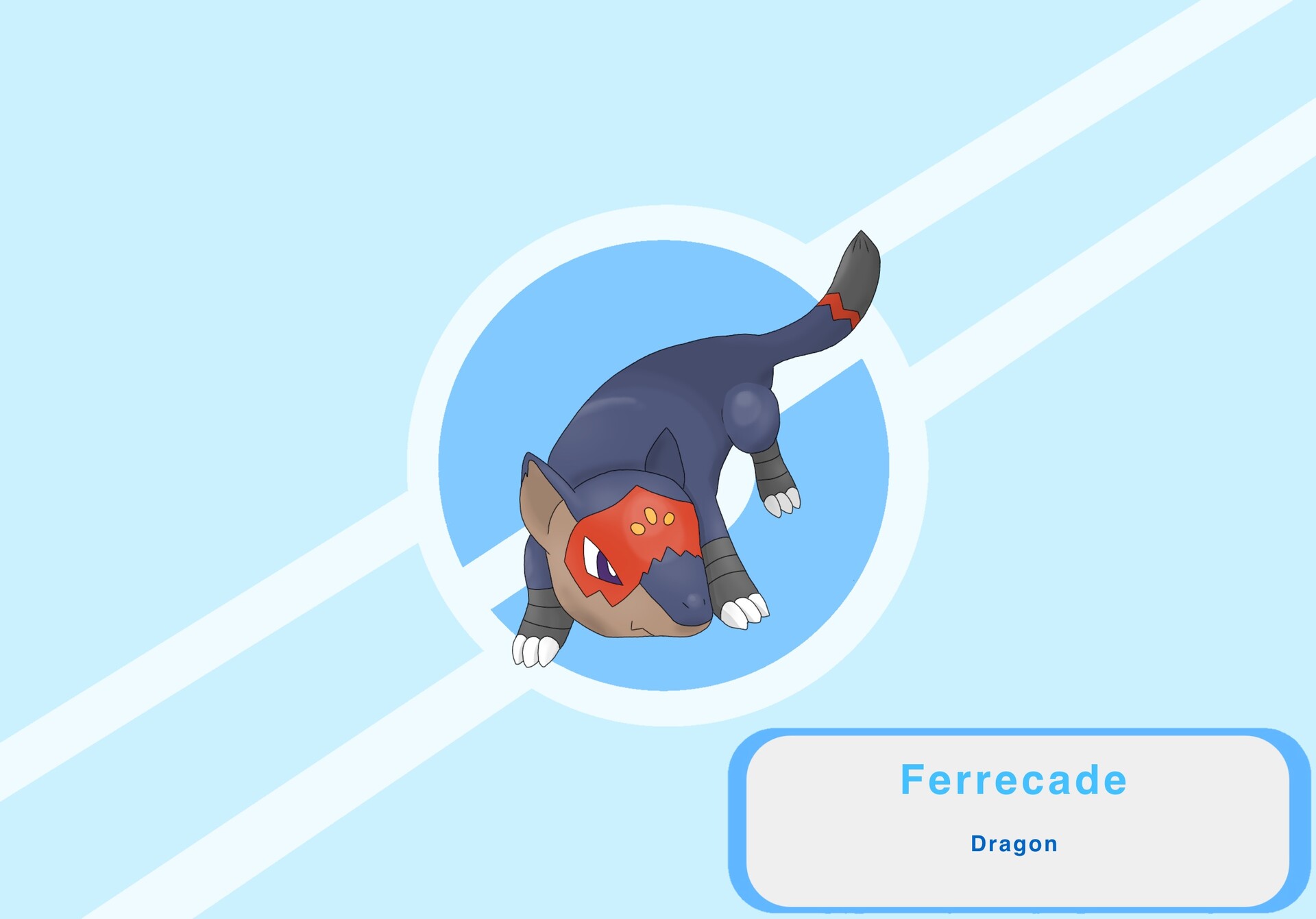 ArtStation - Fakemon project-Ferrecade