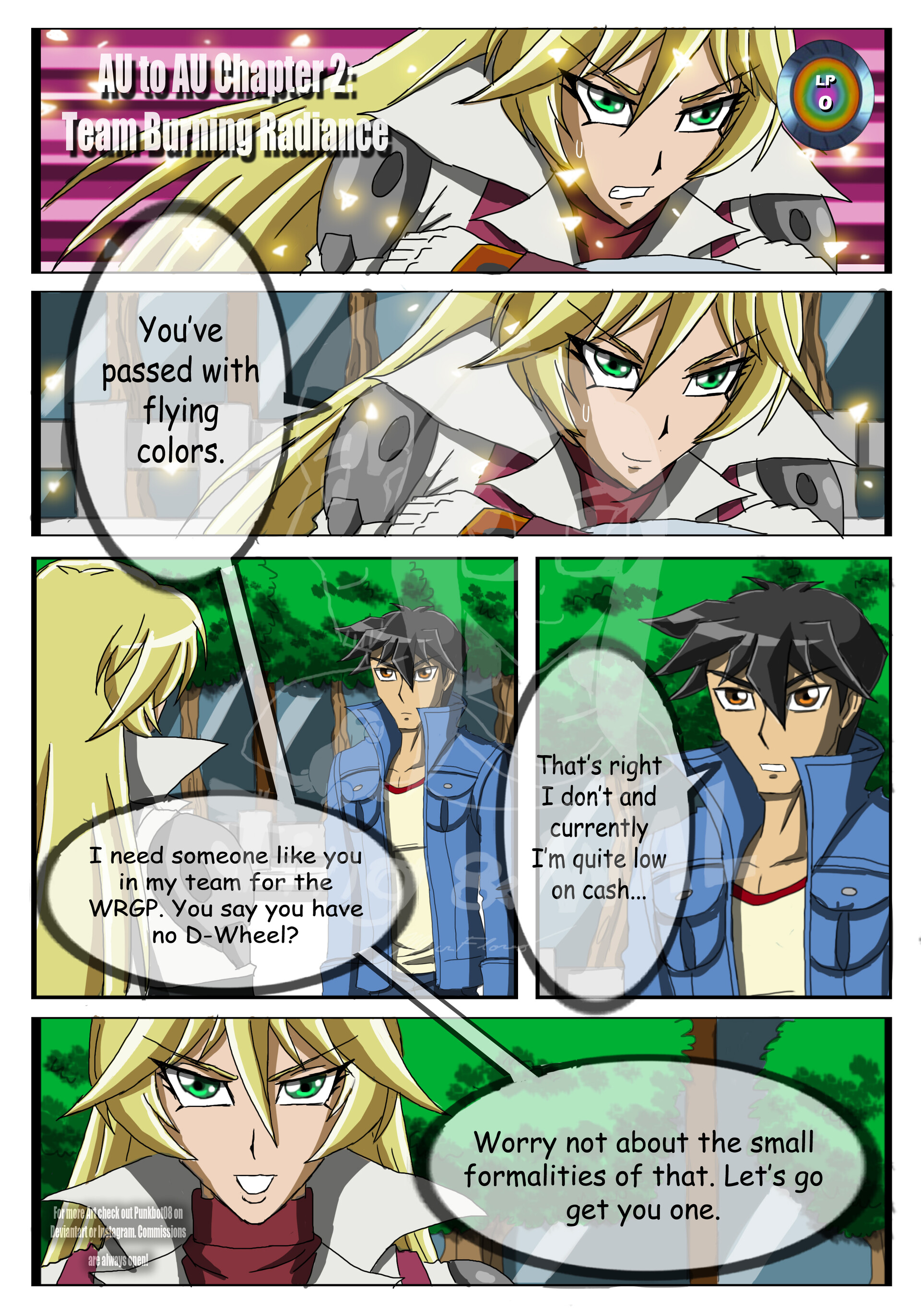 ArtStation - YGO D-Stortion AU to AU - Chapter 2 - Team Burning Radiance