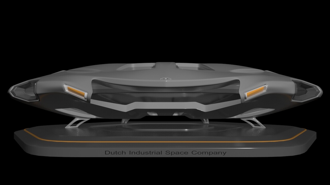 ArtStation - Bladeless Dyson Drone Concept Design - BossMaker