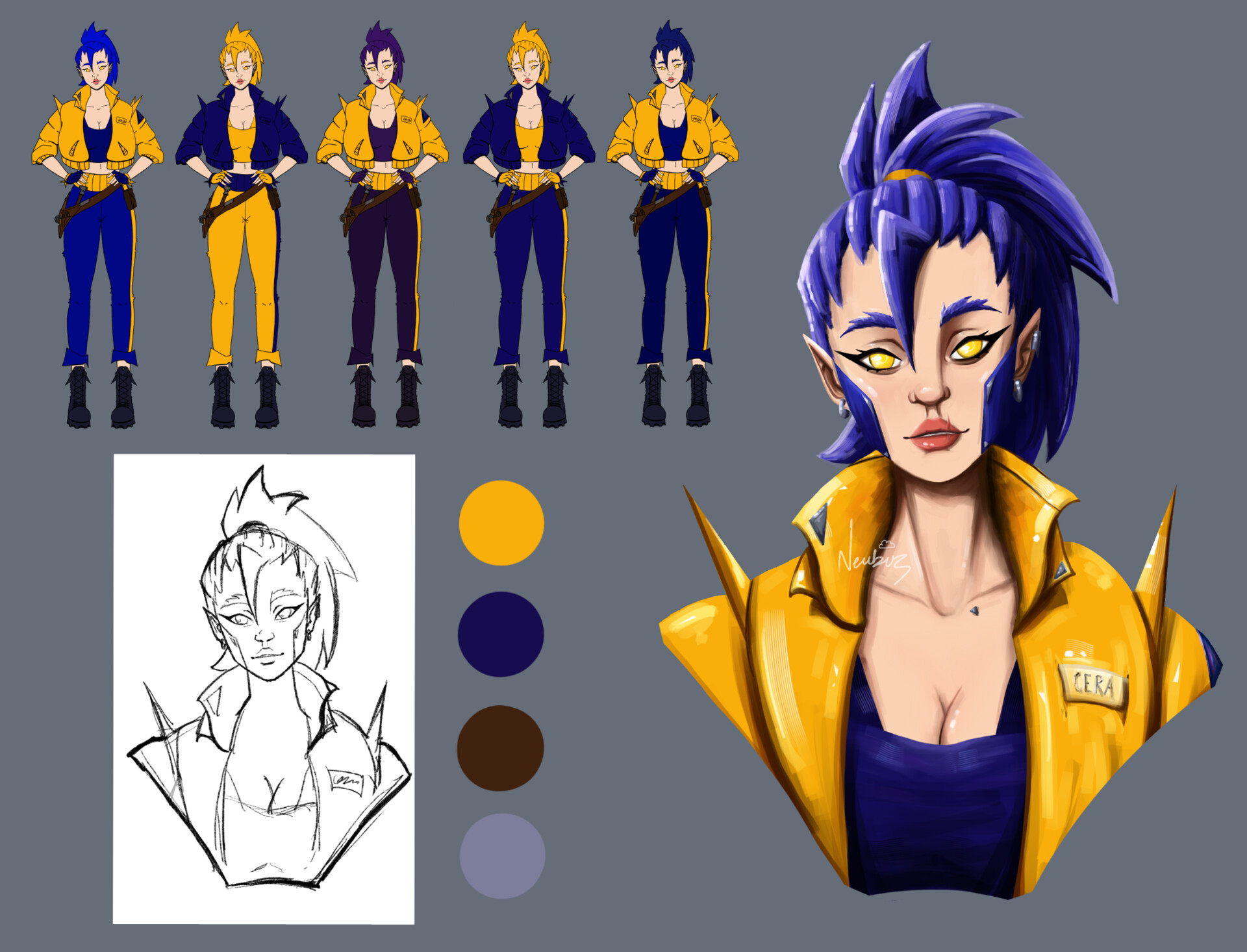 ArtStation - Cera Redesign Concept Work