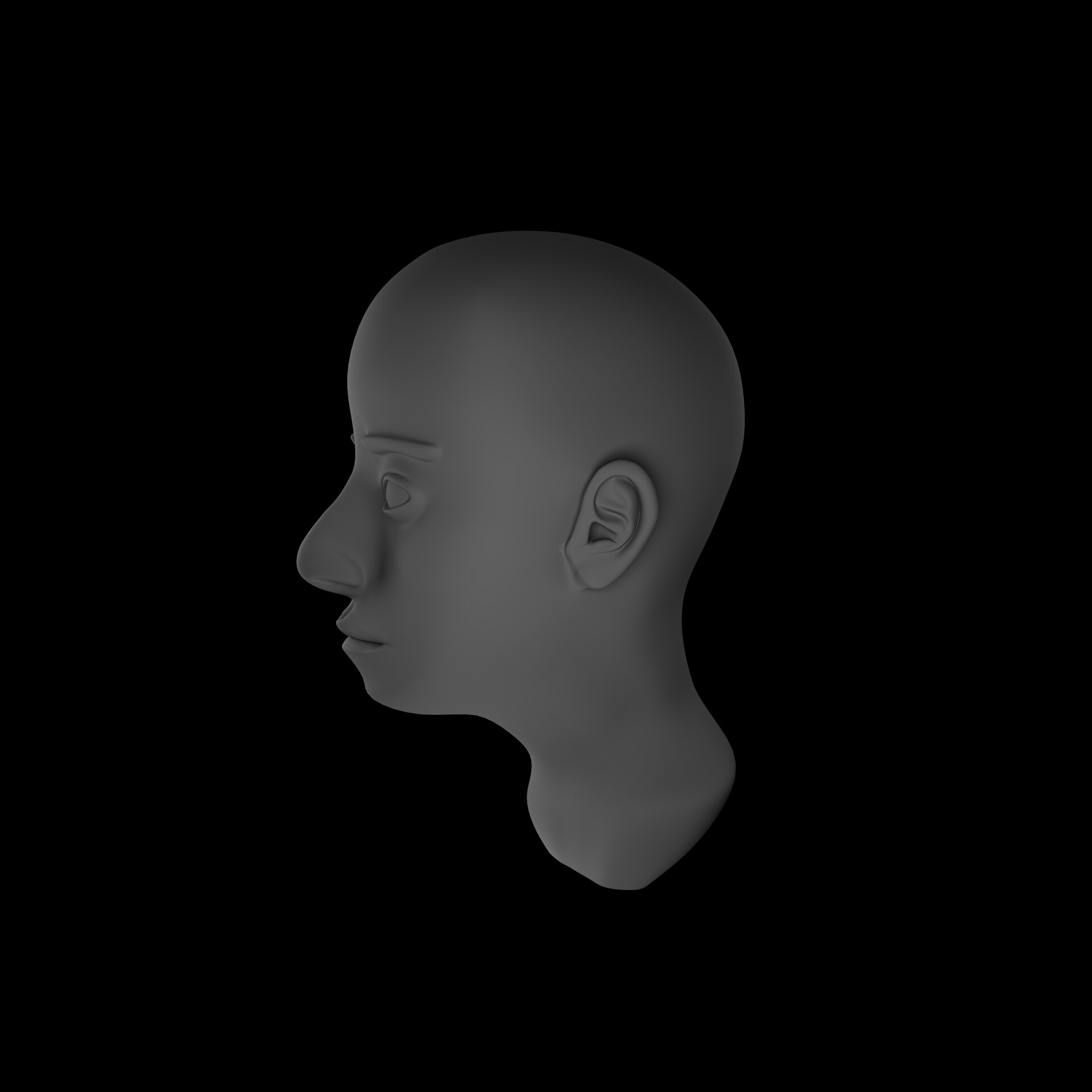 ArtStation - Man Face Model