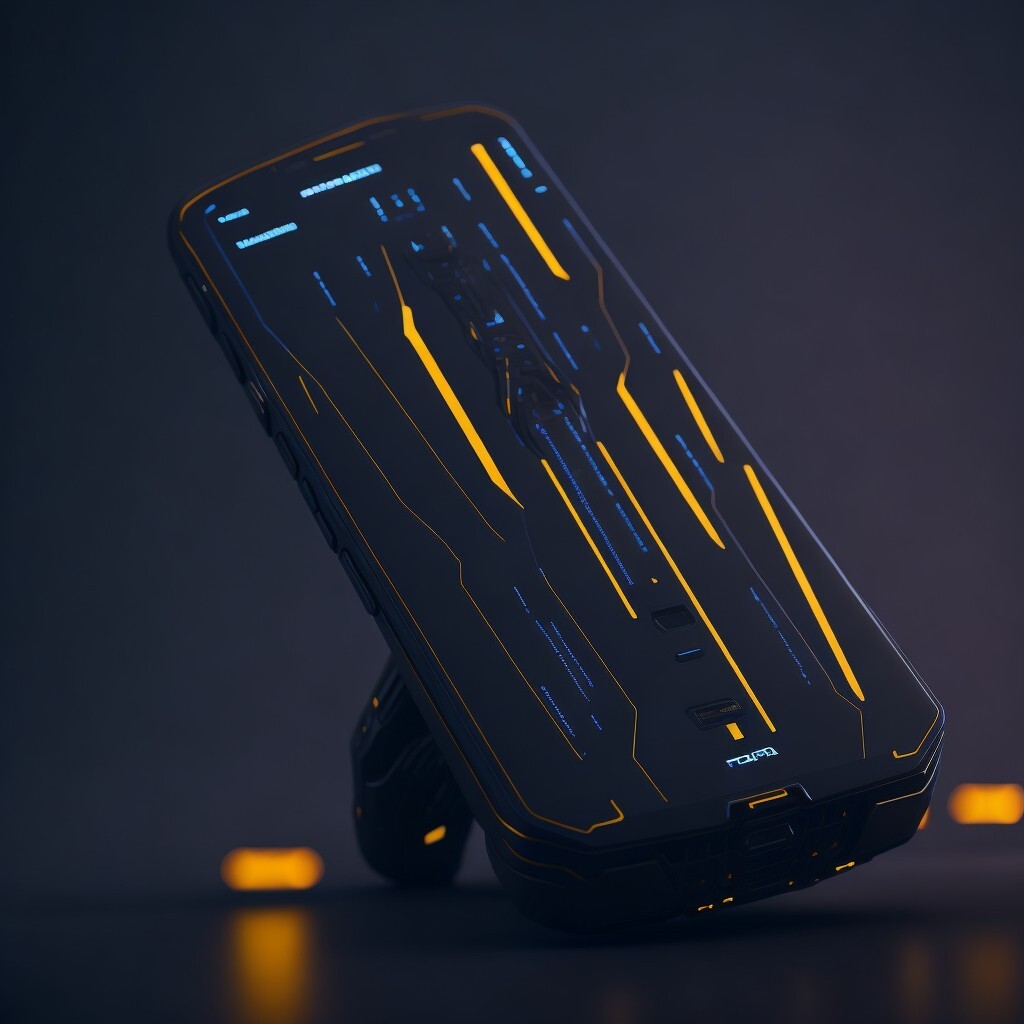 ArtStation - Futuristic smartphone