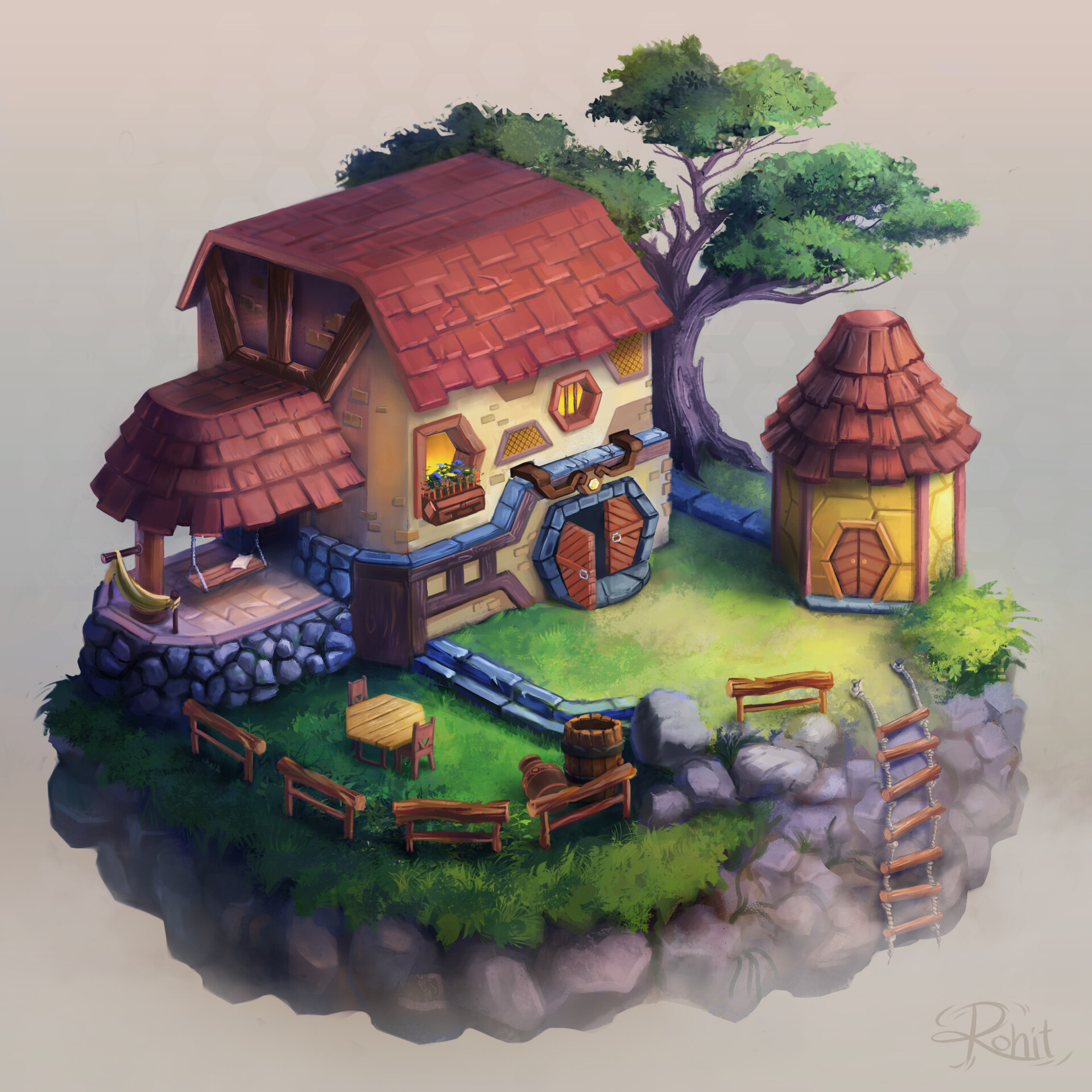 ArtStation - Human-bee house concept