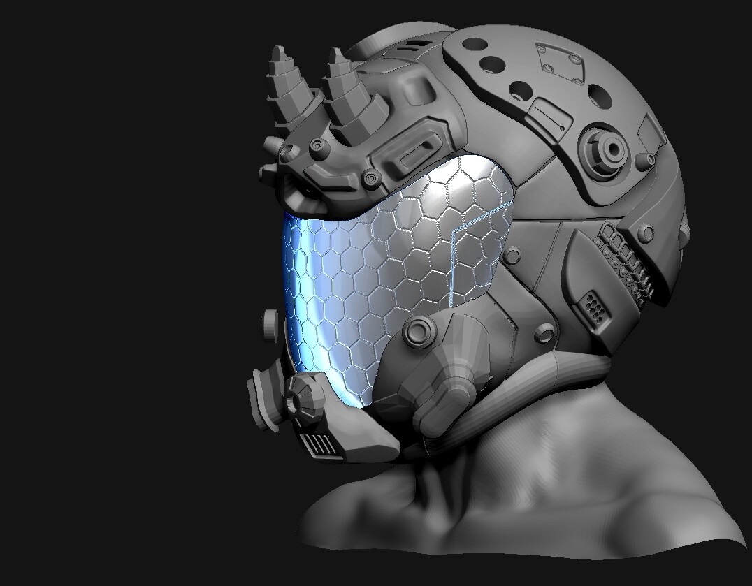 ArtStation - Scifi Headgear