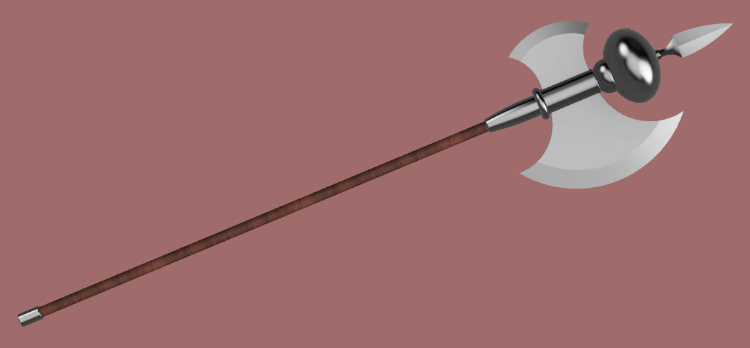 ArtStation - Super Mario Bros 2023 - Princess Peach halberd 3D model