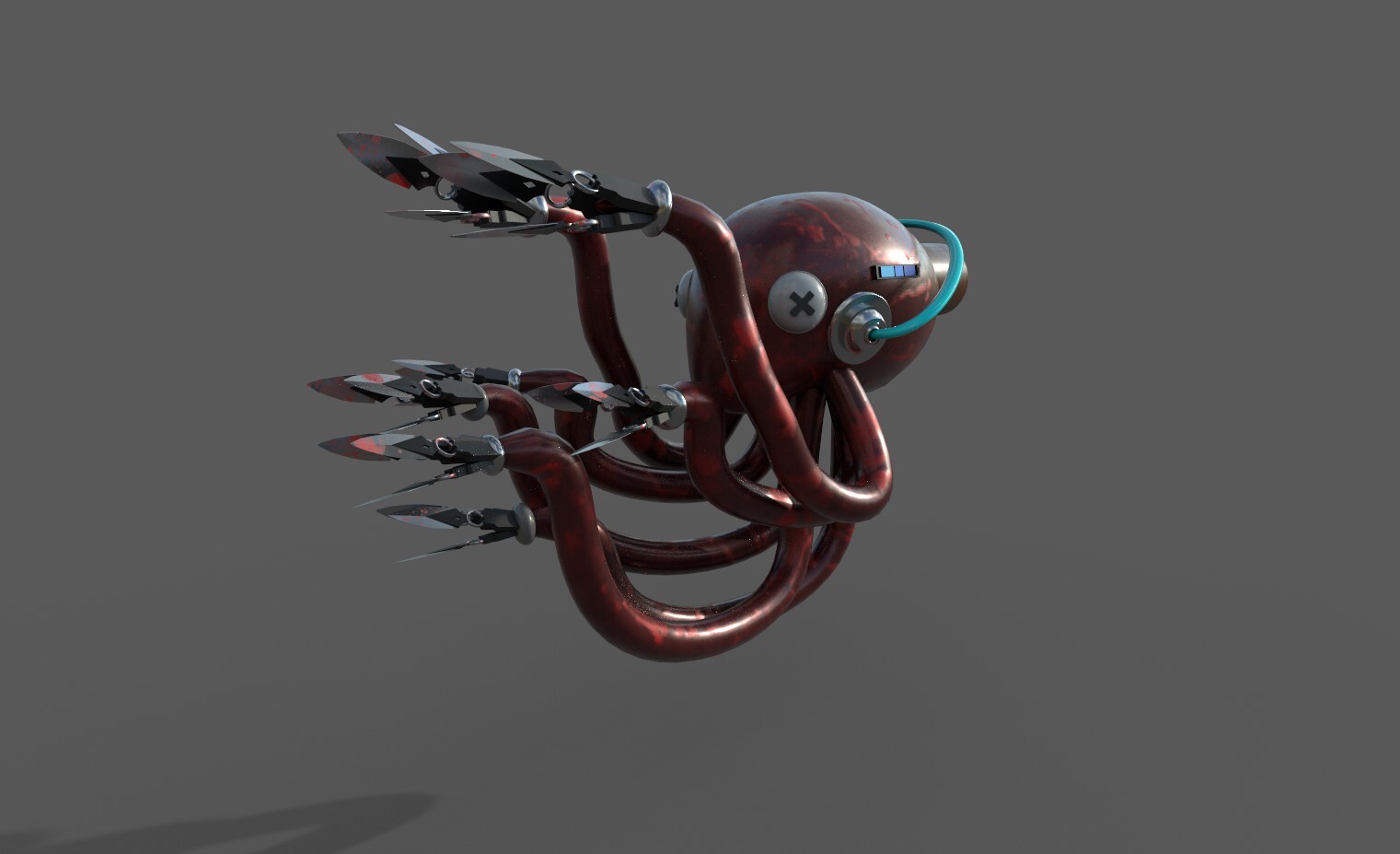 ArtStation - 3D Model The Octopus weapon