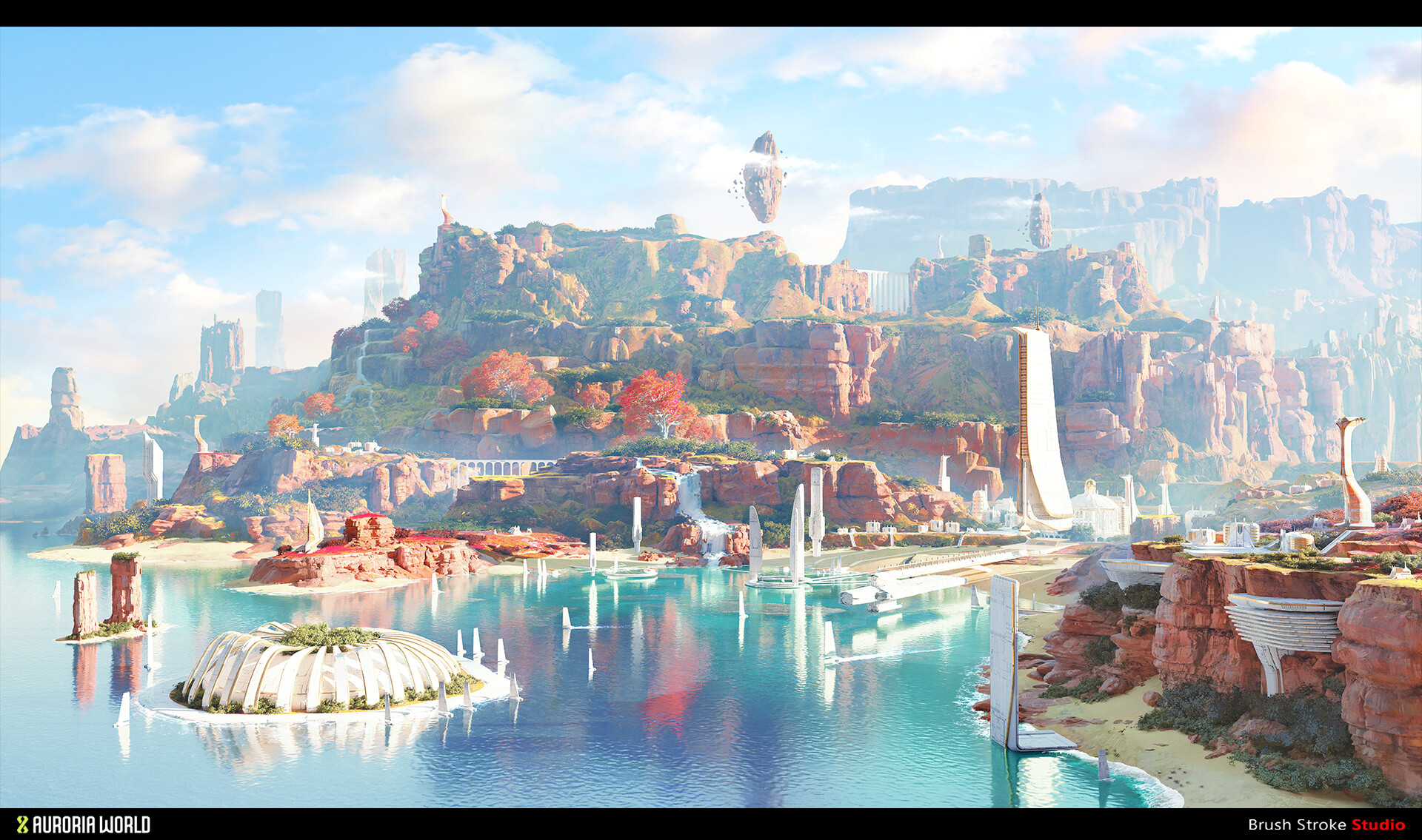 ArtStation - Environment design for Auroria World