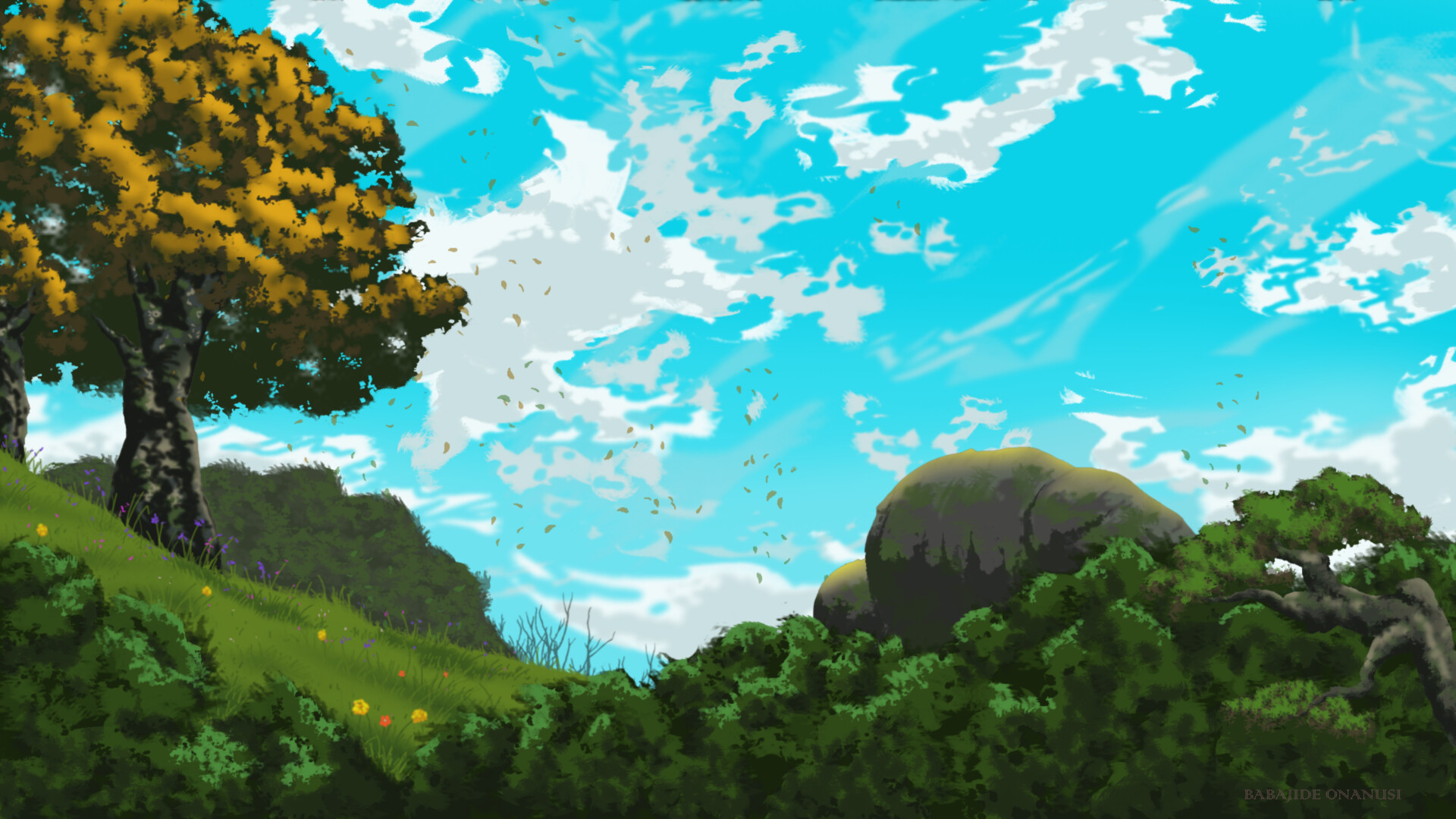 ArtStation - My Latest Open Field Concept Art