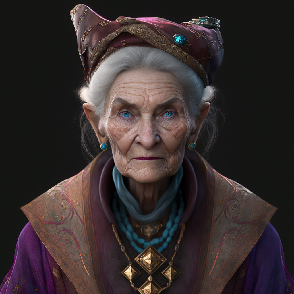 Artstation 200 Old Female Elf Reference