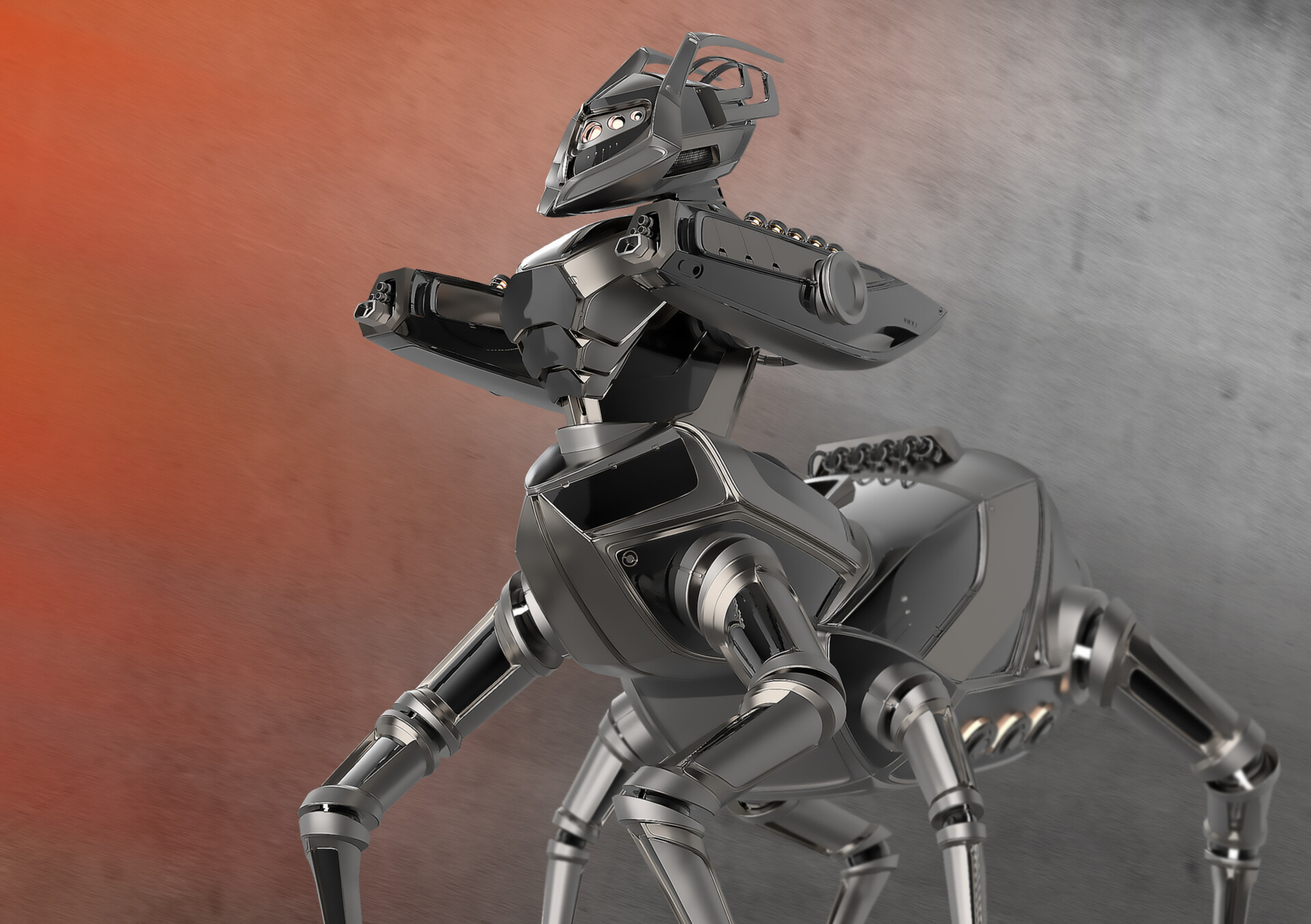 ArtStation - D.S.U-014 (Defensive Spider Unit)