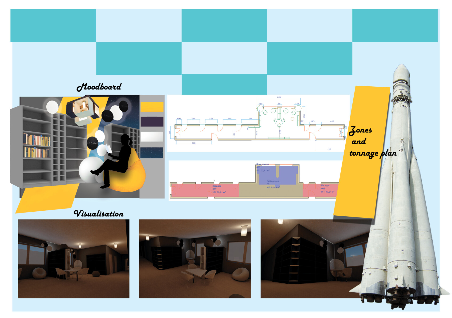 ArtStation - School Library project