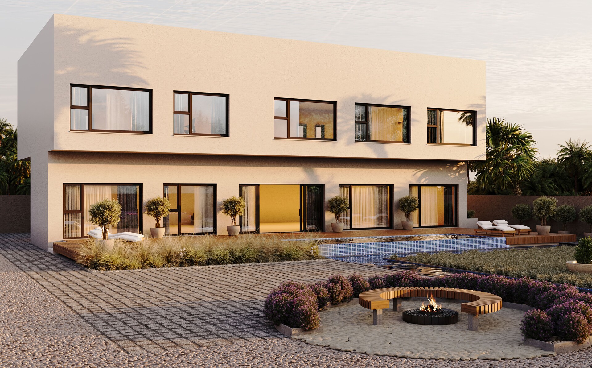 ArtStation - Landscape design and visualization of private house